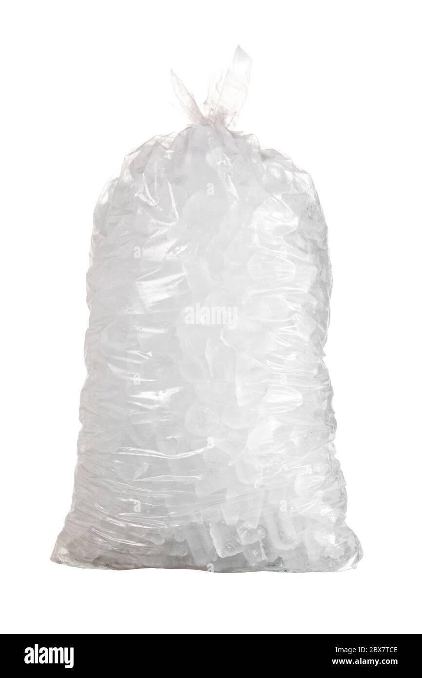Plastic bag ice cubes hi-res stock photography and images - Alamy