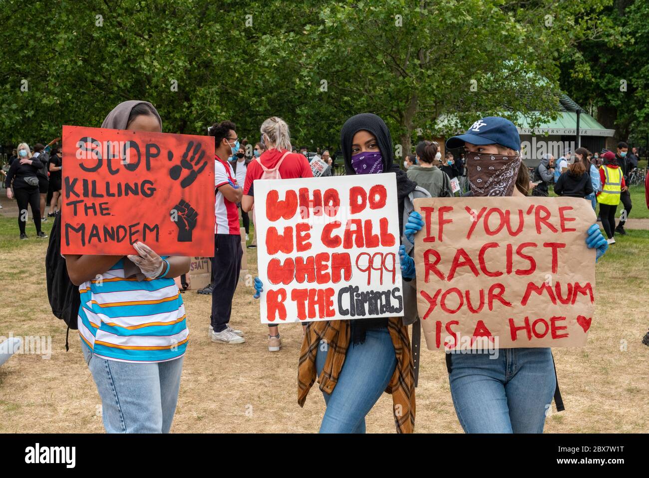 Black life matters london hi-res stock photography and images - Alamy