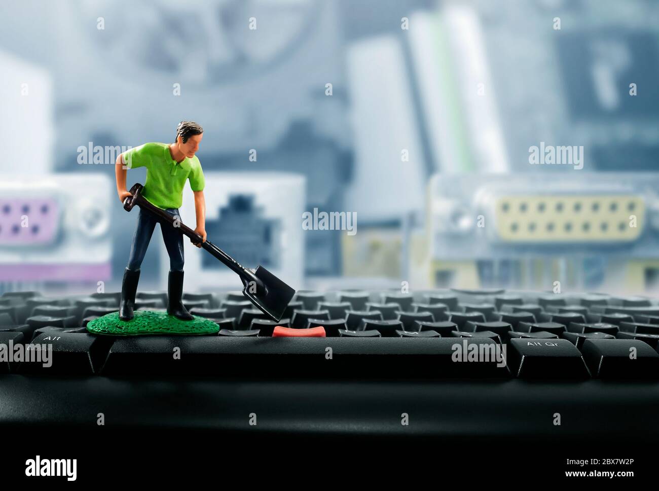 Construction worker toy figure hi-res stock photography and images - Alamy