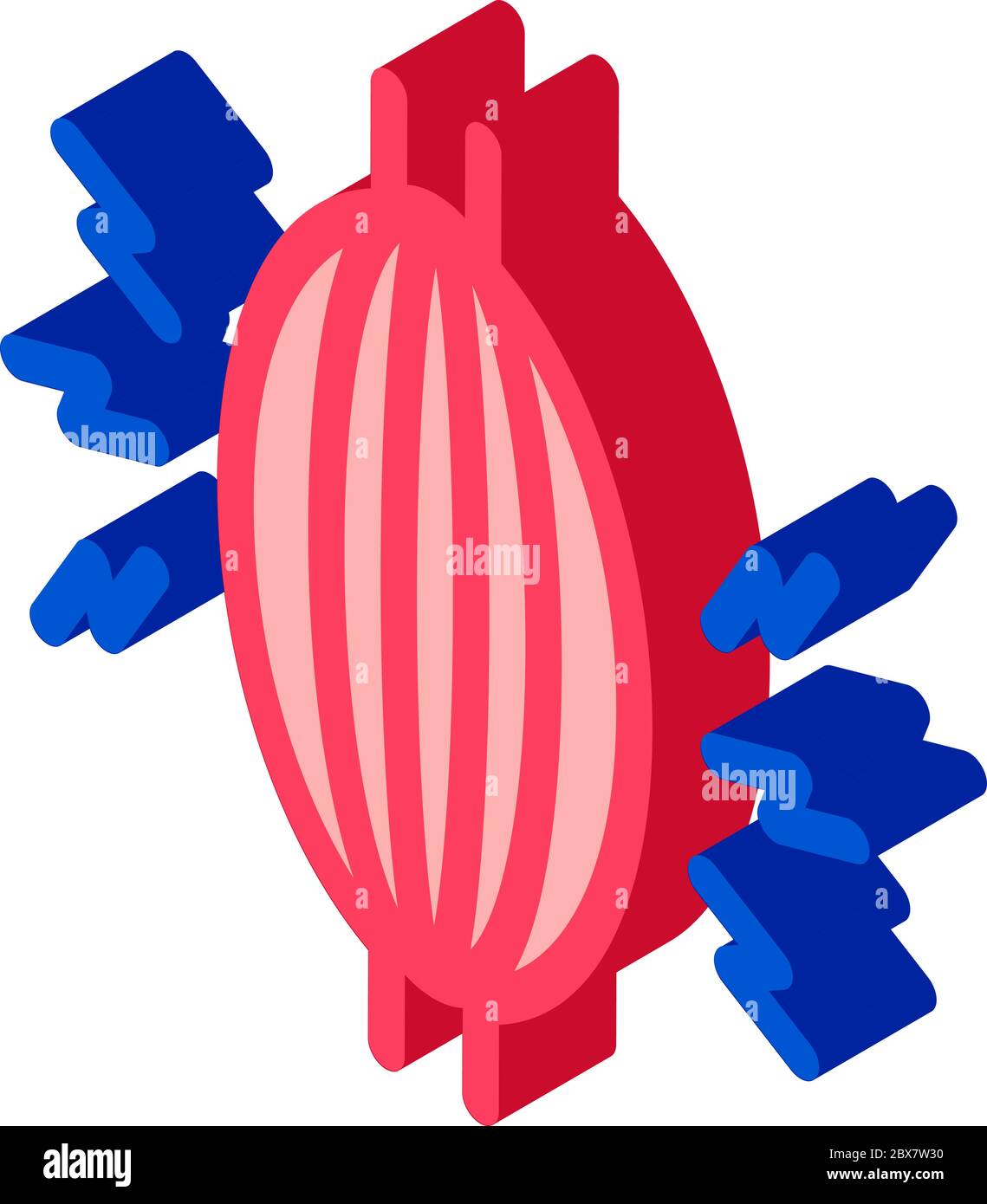 Muscle Pain isometric icon vector illustration Stock Vector Image & Art ...