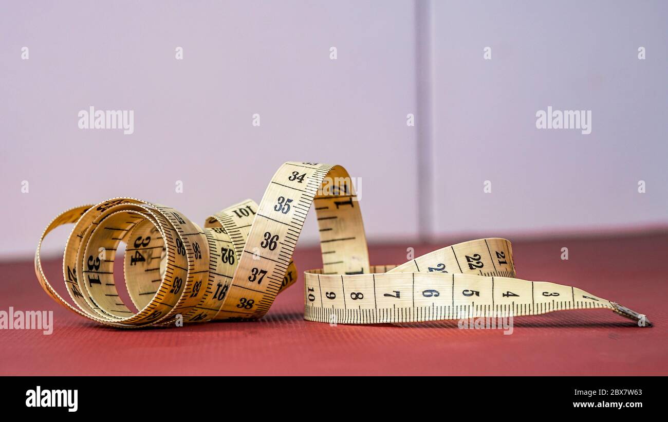 Close up tape meter hi-res stock photography and images - Alamy