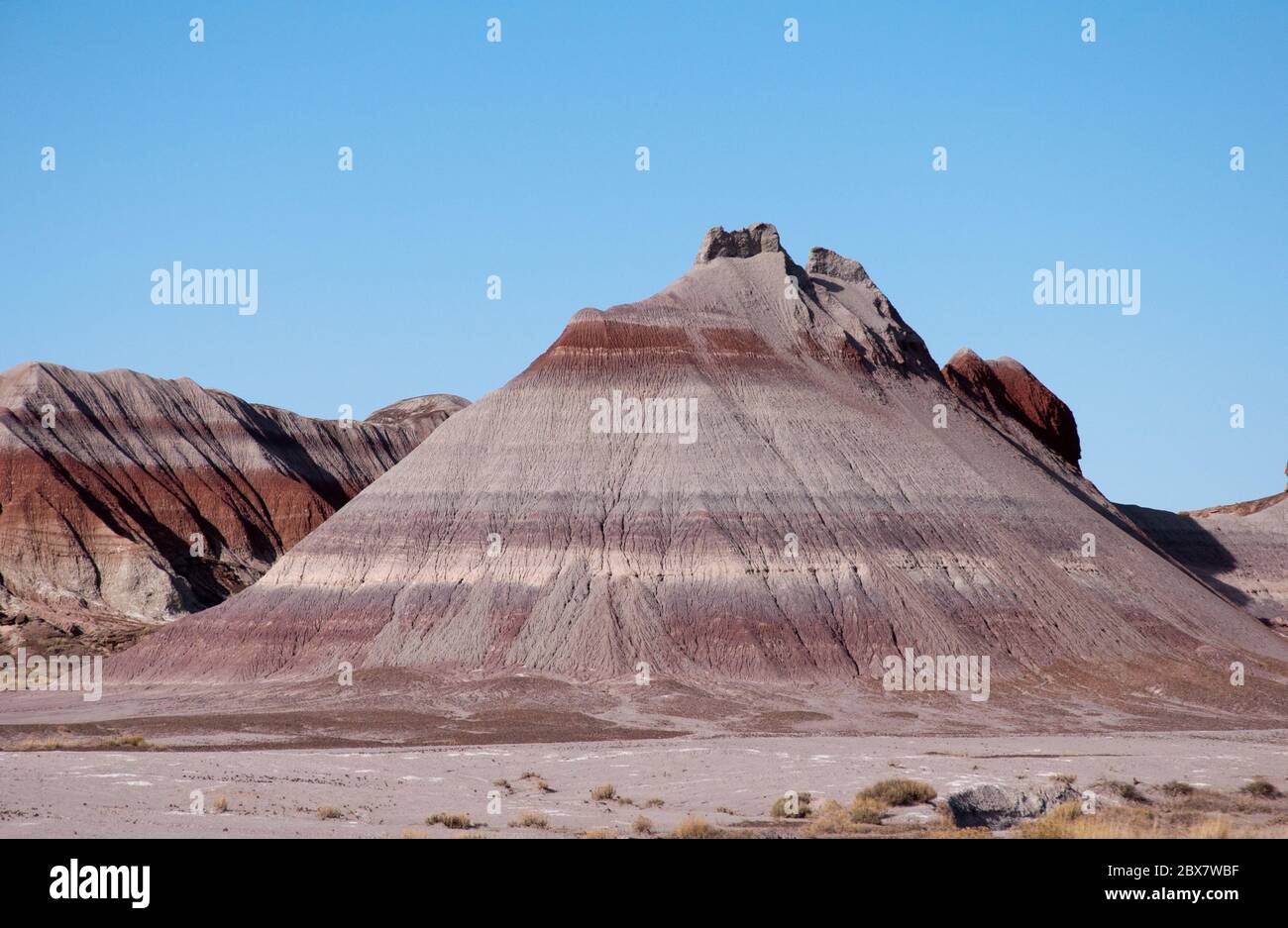 Colorful mesas in the painted desert of Arizona Stock Photo - Alamy