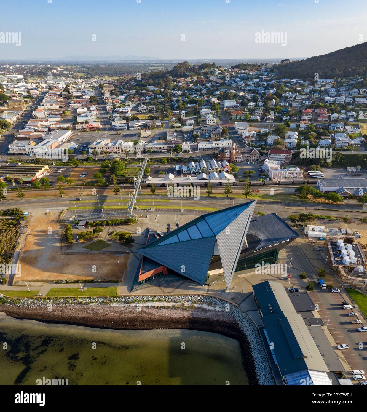 Albany aerial hi-res stock photography and images - Alamy