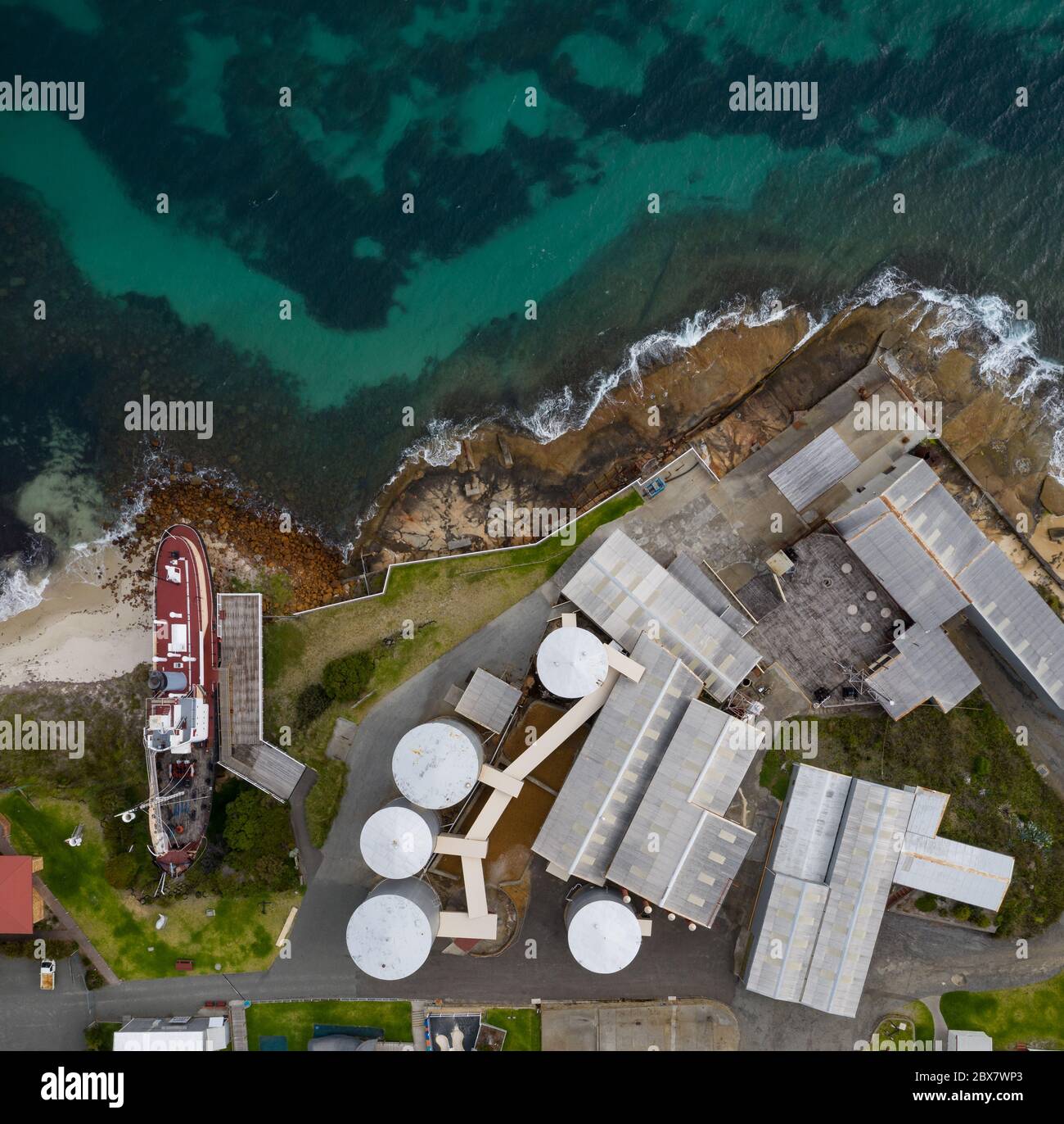 Albany Western Australia November 10th 2019 : Aerial view of the ...