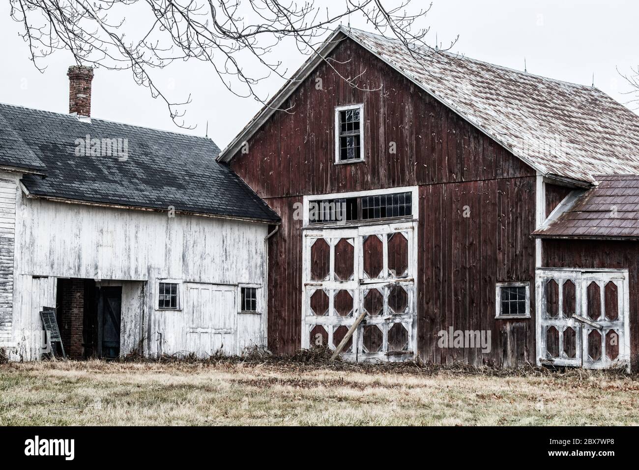 Old farm in Hadley, Massachusetts on Route 47 Stock Photo - Alamy