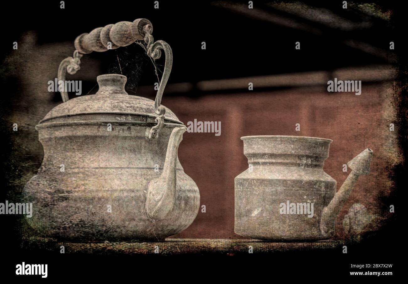 Antique Kettle High Resolution Stock Photography and Images - Alamy