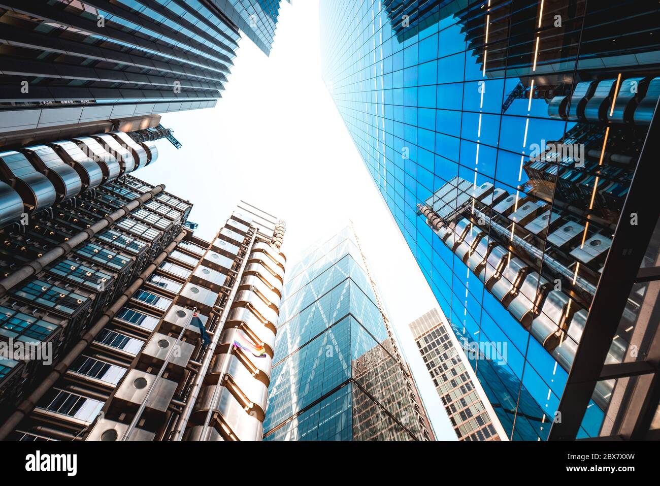 Modern Corporate Buildings and Skyscrapers in the City of London Stock ...