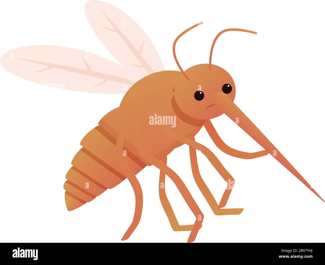 Mosquito insect icon. Cartoon of mosquito insect vector icon for web ...