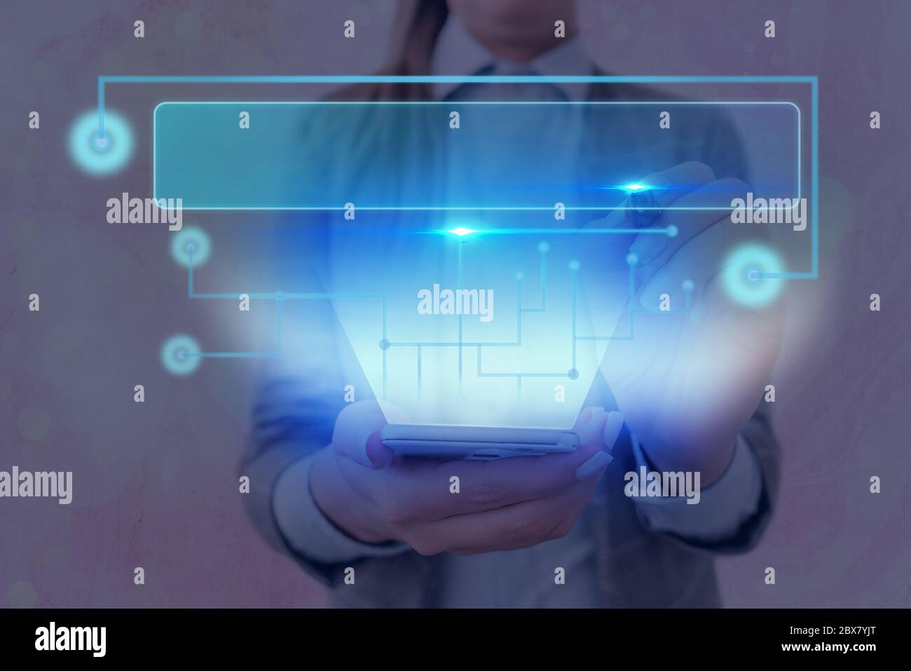 Information Digital Technology Network Connection Infographic Elements ...