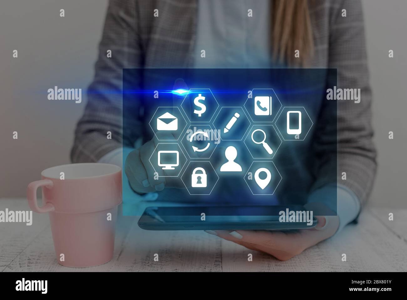 Information Digital Technology Network Connection Infographic Elements ...