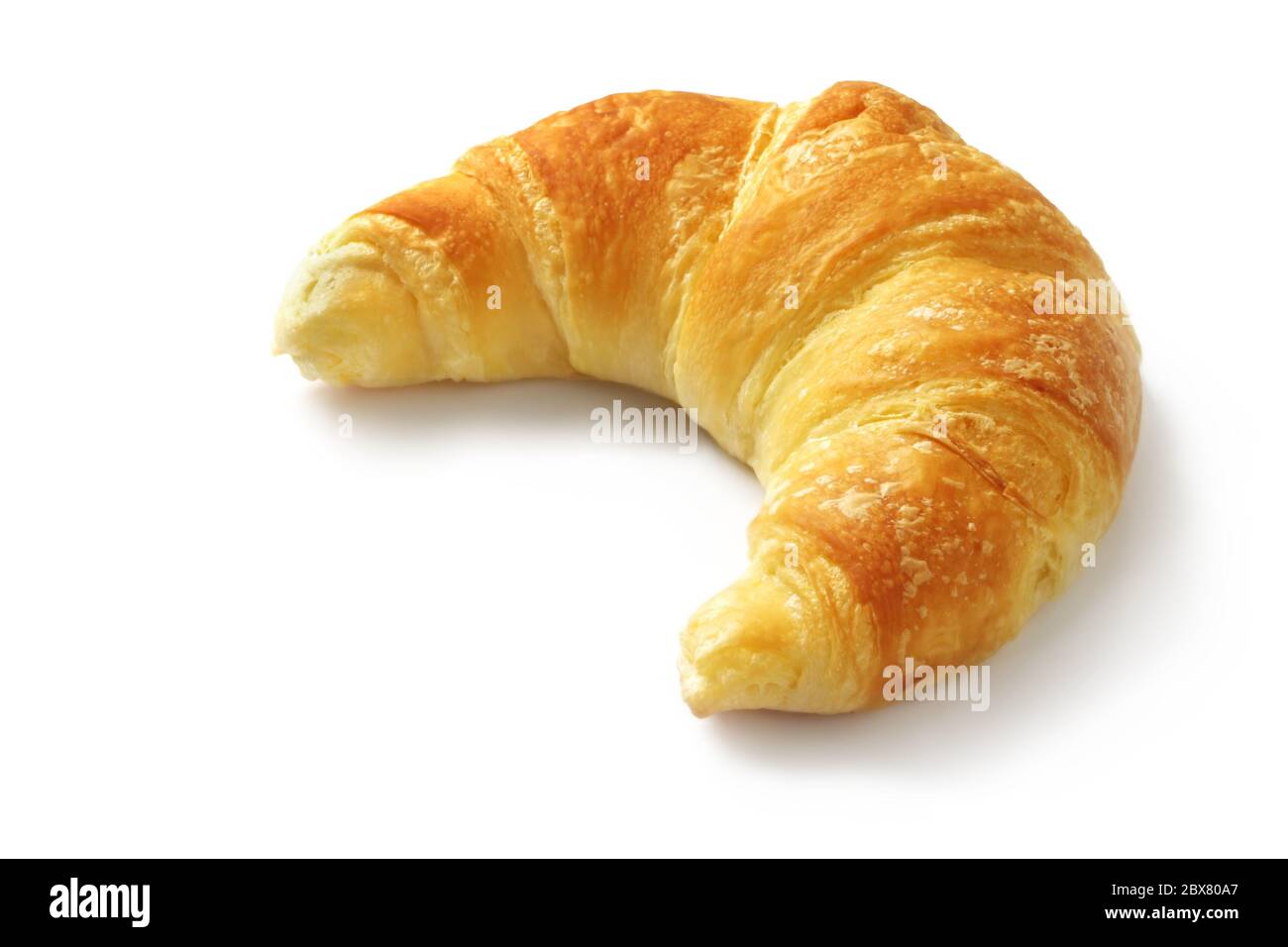 Single fresh baked croissant Cut Out Stock Images & Pictures - Alamy
