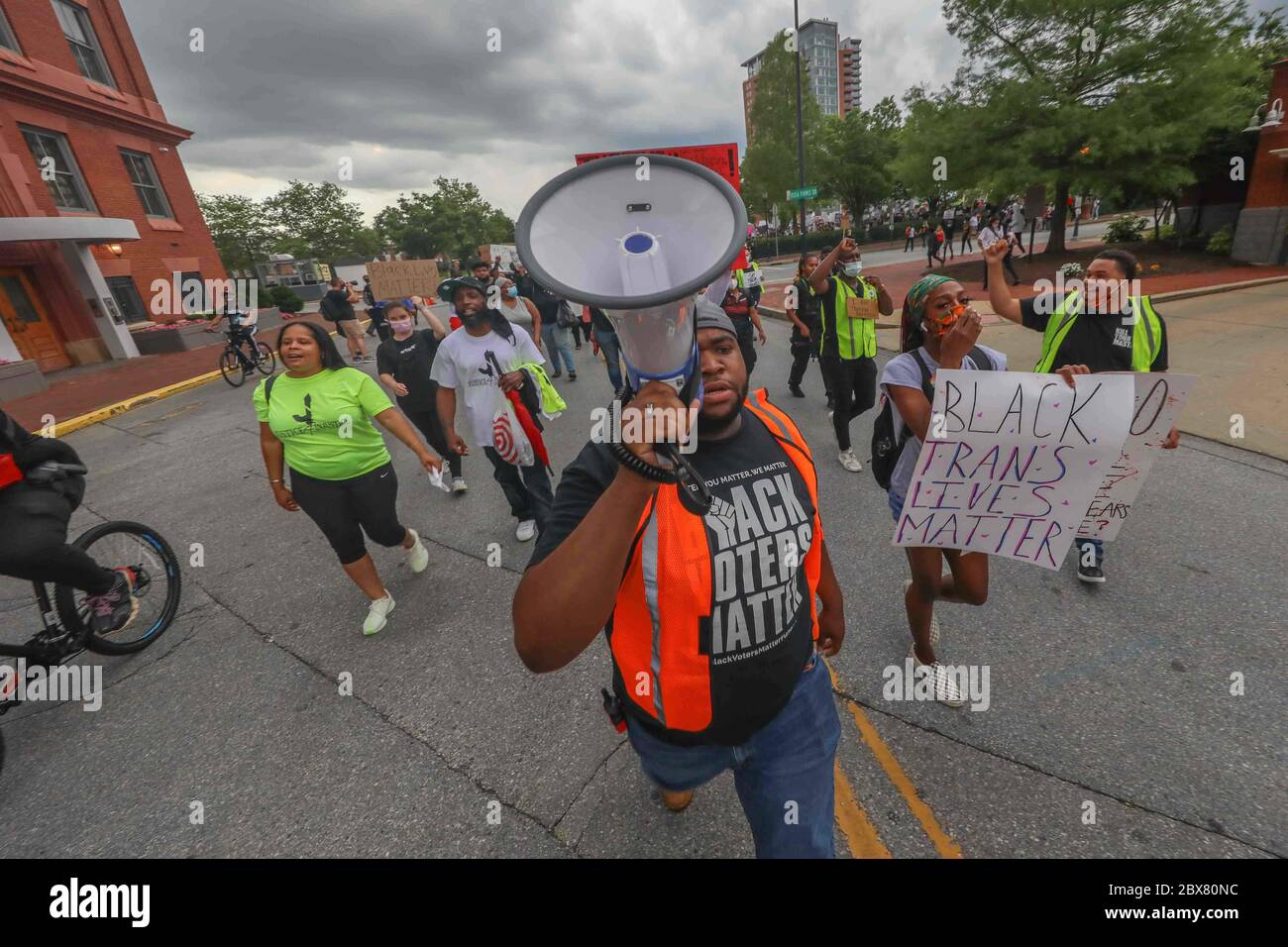 Wilmington, DE, USA. 5th June, 2020. Organizer COBY OWENS Seen leading ...