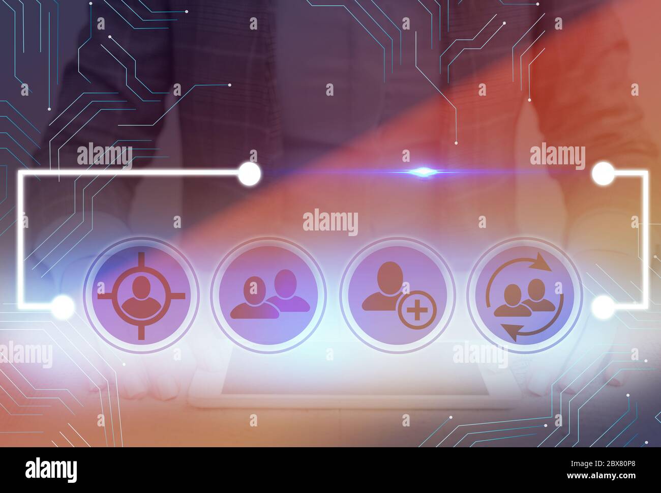 Information Digital Technology Network Connection Infographic Elements ...