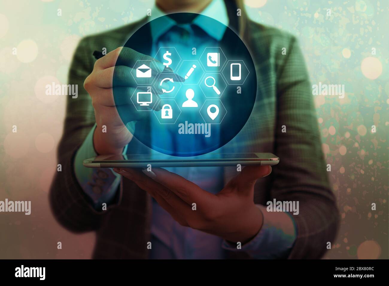 Information Digital Technology Network Connection Infographic Elements ...