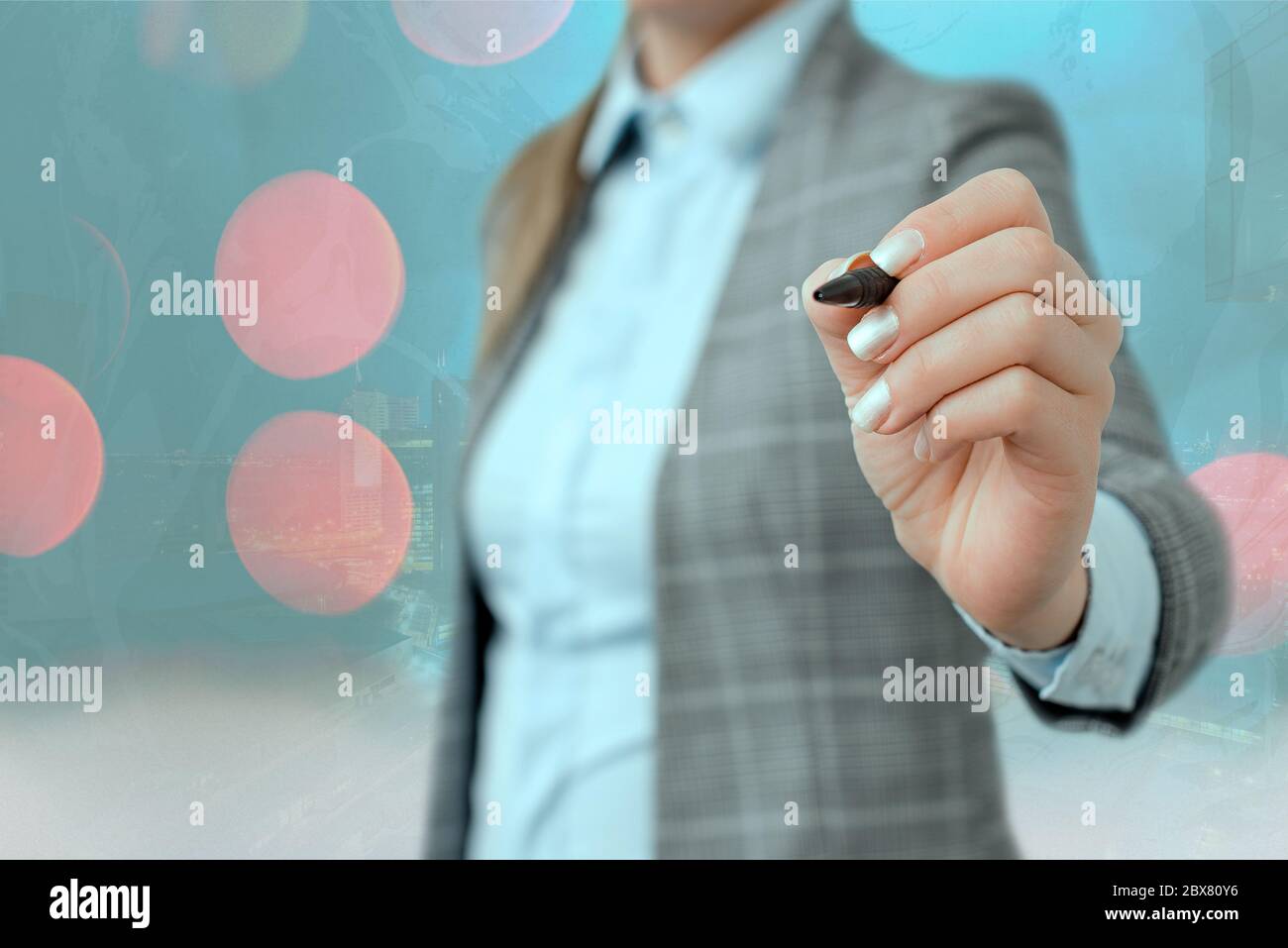 Touching Screen Digital Application Marking Important Details In ...