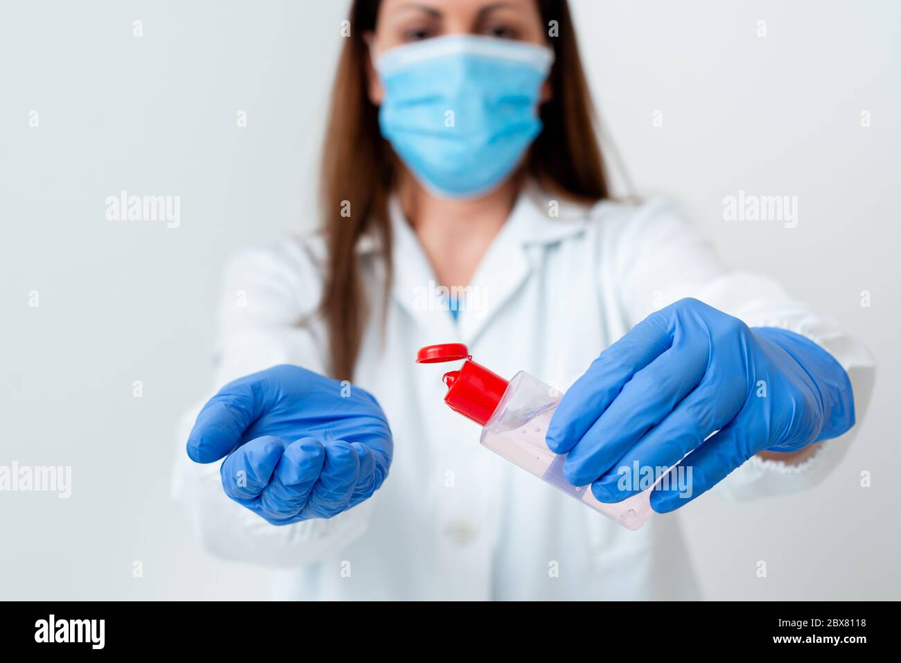 Laboratory Blood Test Sample Shown For Medical Diagnostic Analysis ...