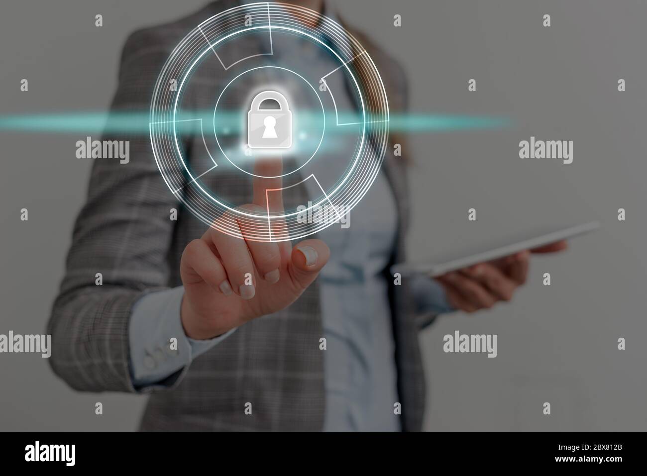 Graphics Padlock For Web Data Information Security Application System ...