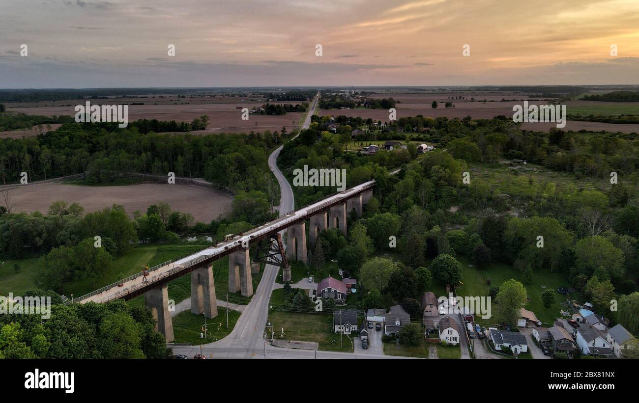 June 5th 2020, St Thomas Elevated Park Aerial- Canada's first elevated ...