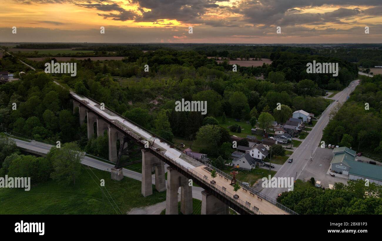 June 5th 2020, St Thomas Elevated Park Aerial- Canada's first elevated ...