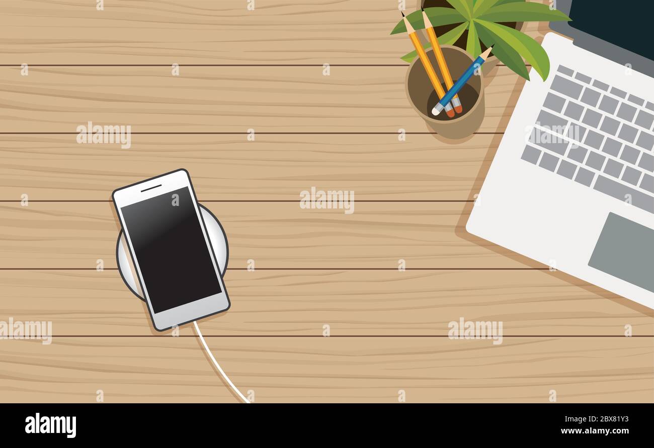 Charge cell phones Stock Vector Images - Alamy