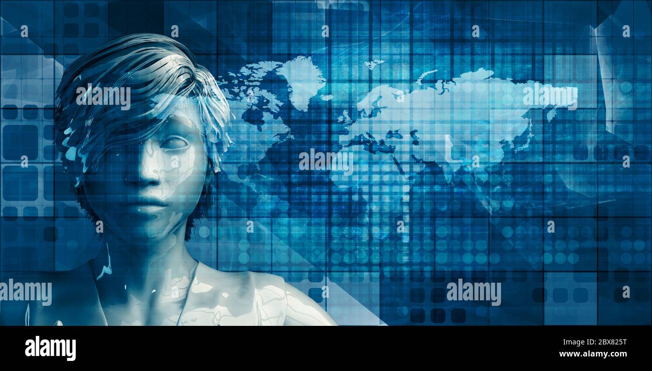 Black Business Woman with Management Strategy Concept Background Stock ...