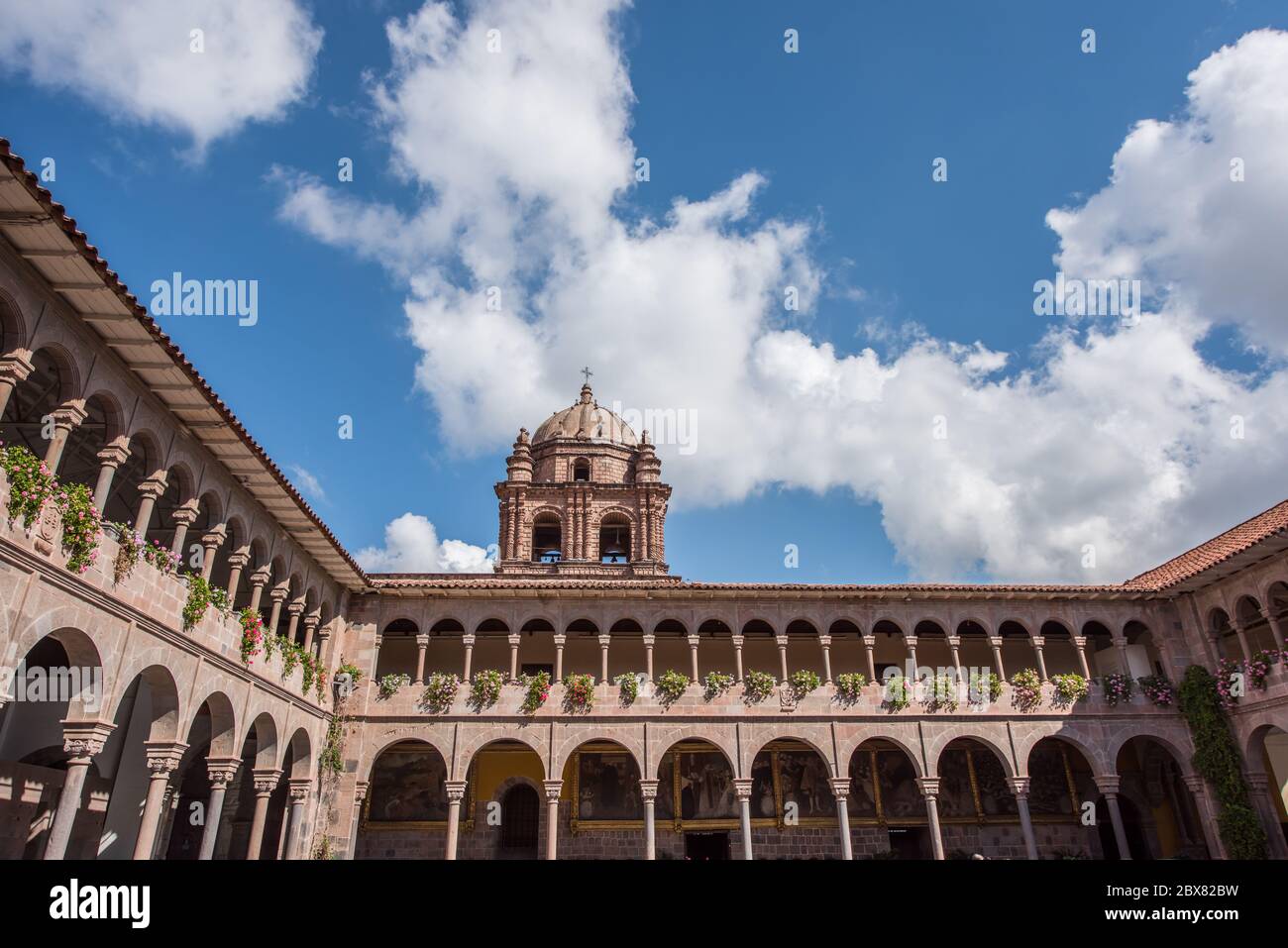 Church of Santo Domingo, Coricancha,Cusco, Peru,South America. Build on ...