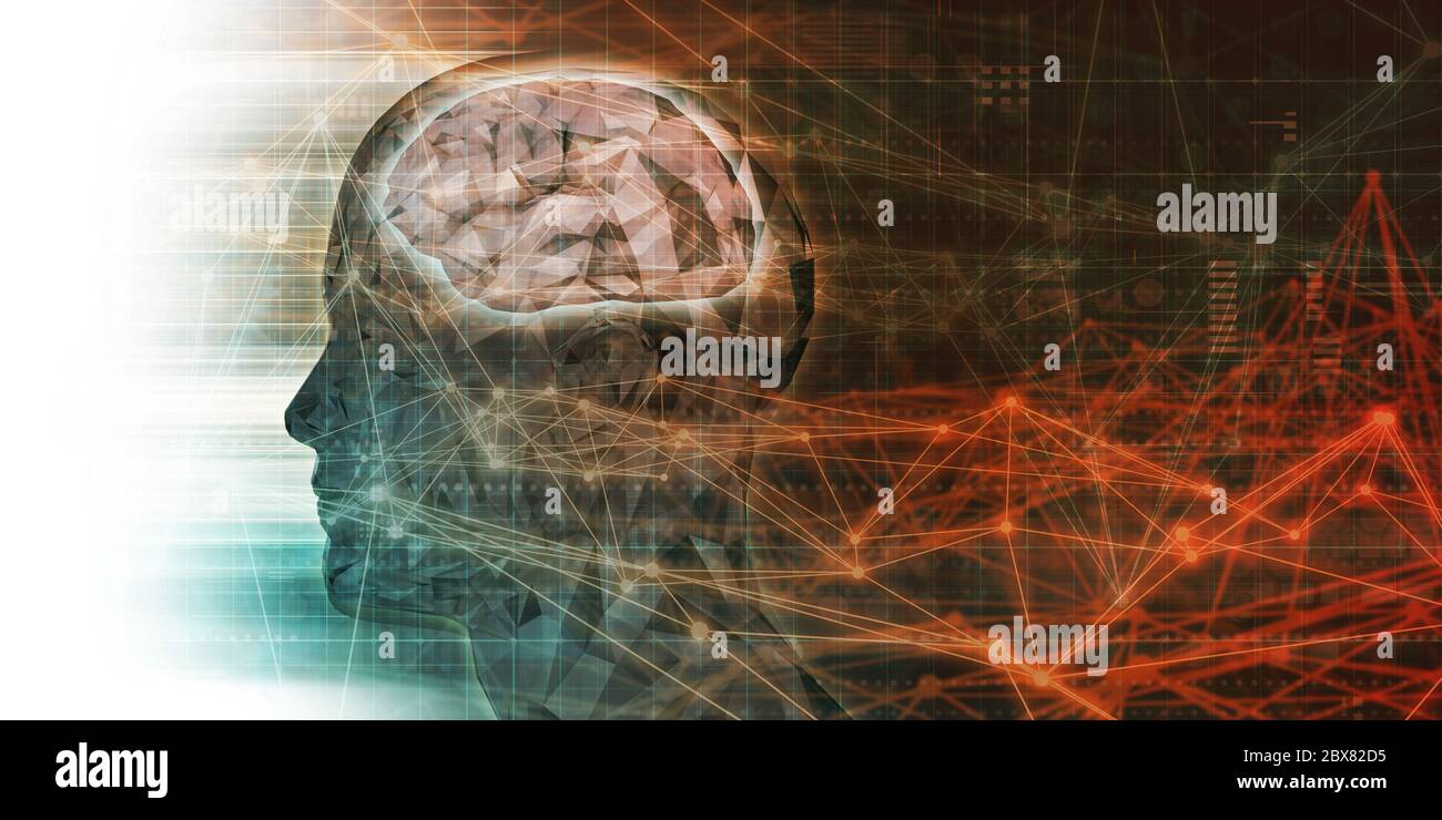 Futuristic Technology with Autonomous AI Brain Tech Stock Photo - Alamy