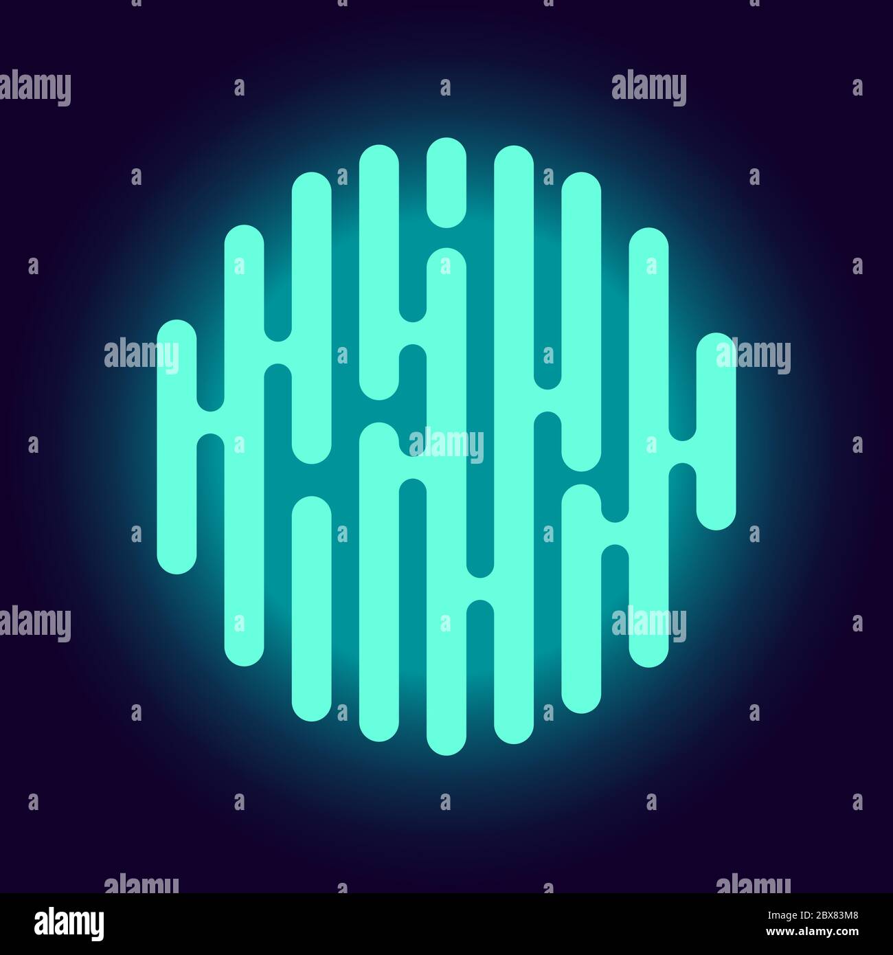 Brain Logo silhouette top view design vector template. Brainstorm think ...