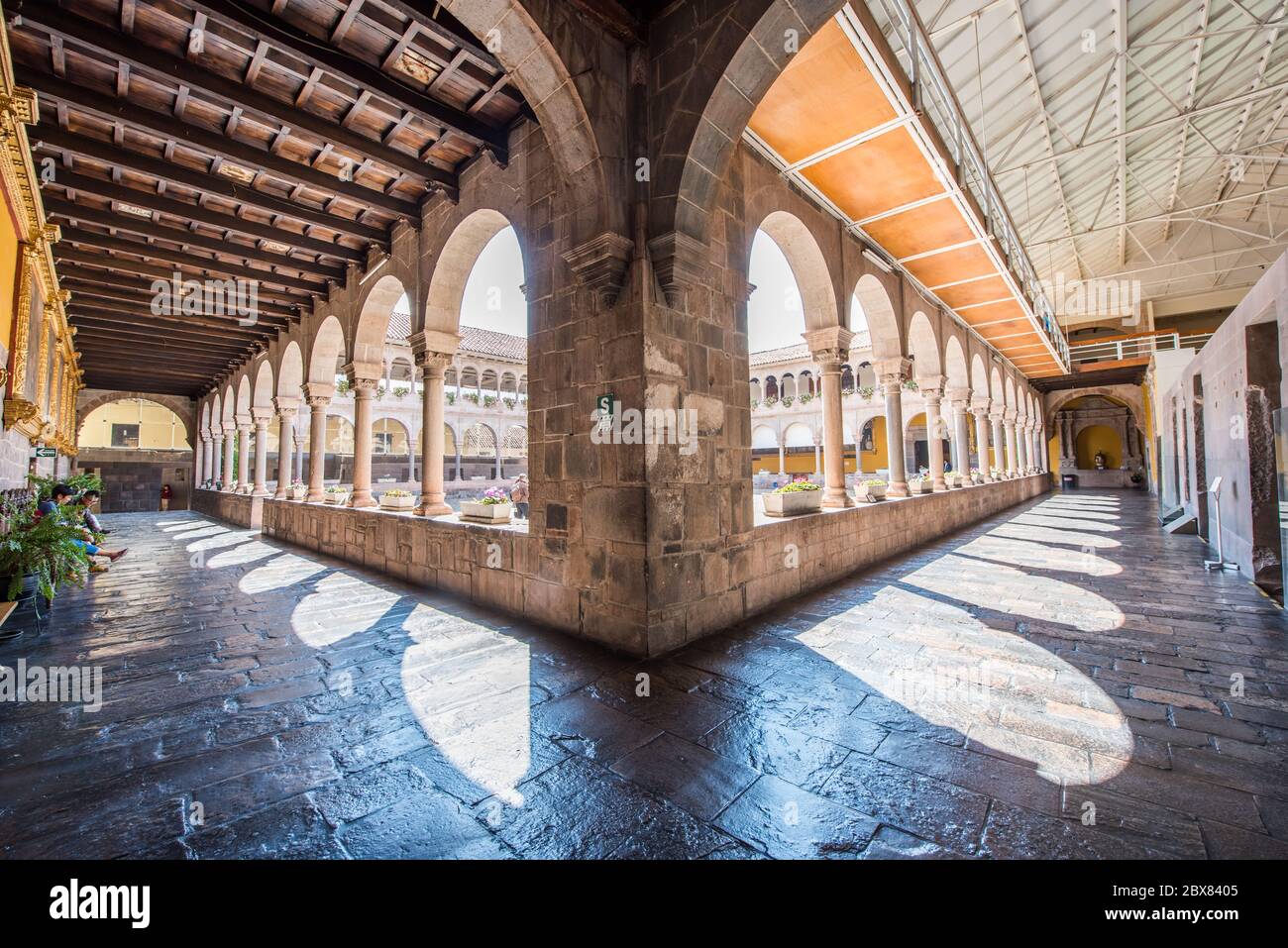 Courtyard of Convent of Santo Domingo Stock Photo - Alamy