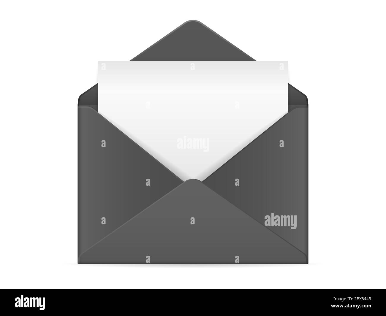 Envelope on a white background. Vector illustration Stock Photo - Alamy