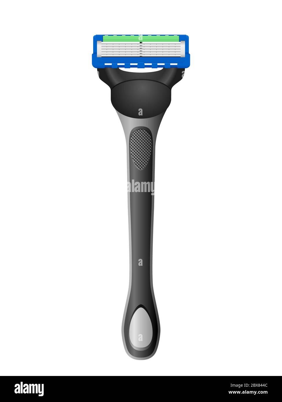 Shaving razor on a white background. Vector illustration Stock Photo ...