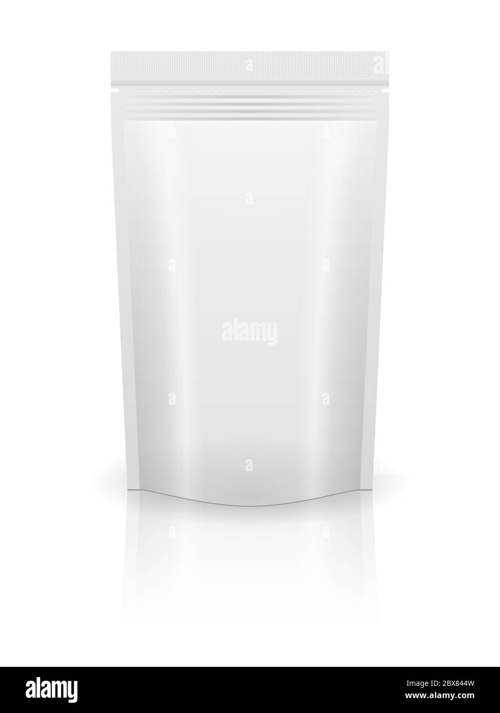 Sachet on a white background. Vector illustration Stock Photo - Alamy