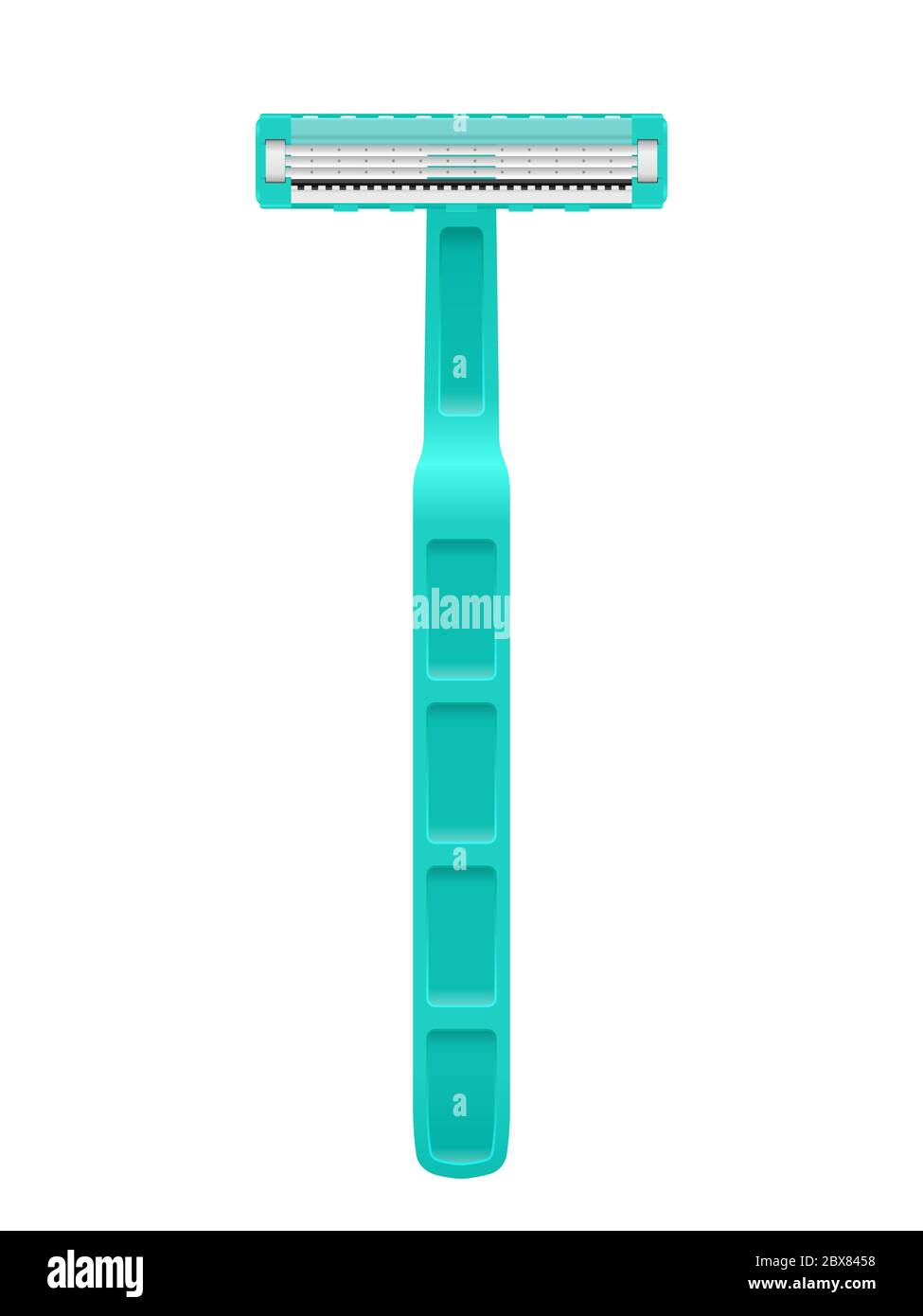 Razor on a white background. Vector illustration Stock Photo - Alamy