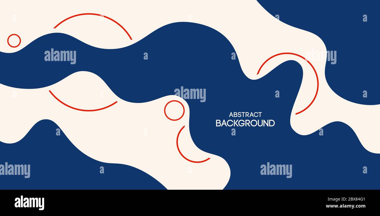 Abstract background, poster, banner. Composition of amorphous forms ...