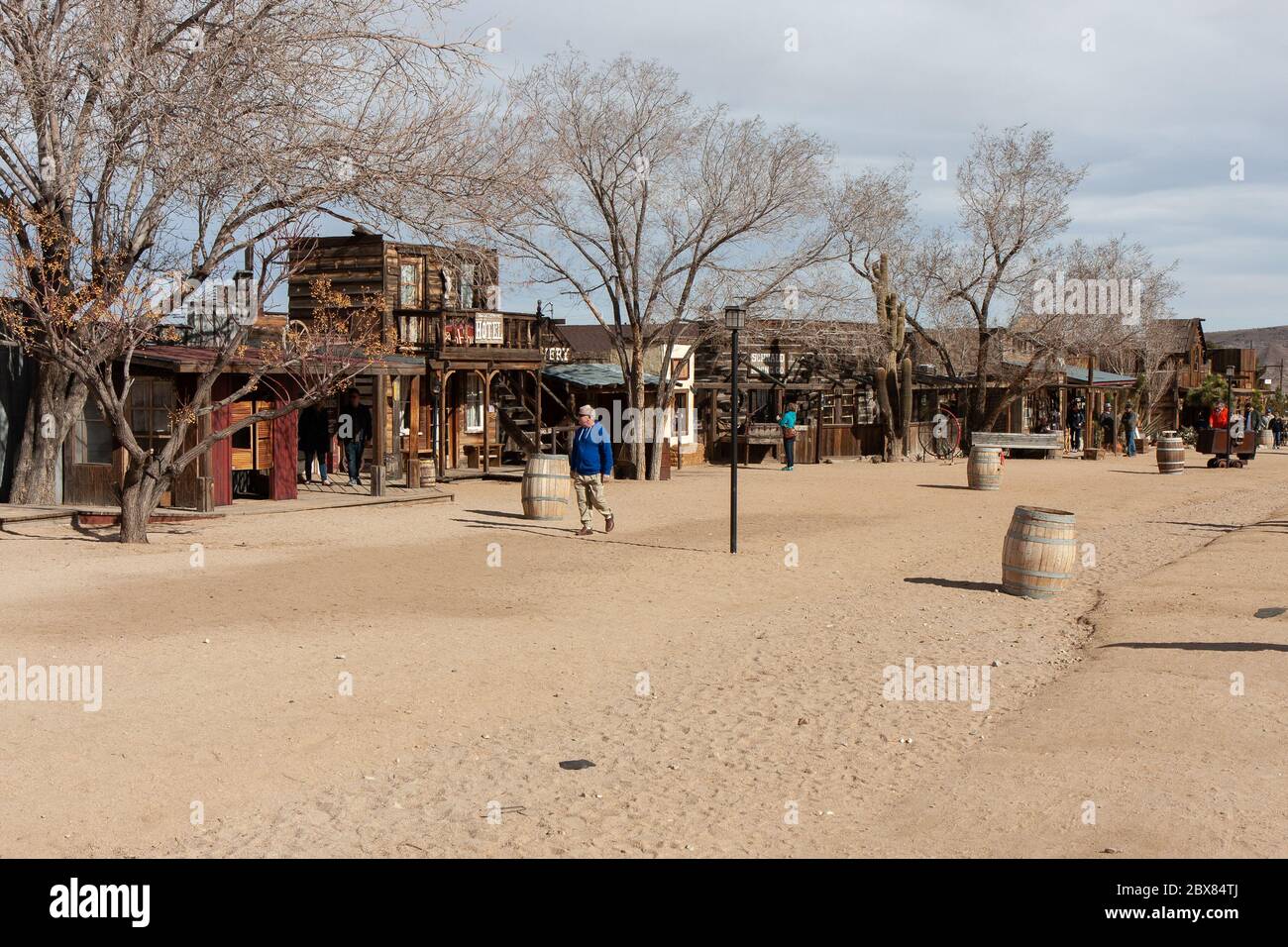 View of Main Street of Pioneertown, California Stock Photo - Alamy