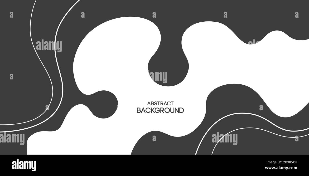 Abstract background, poster, banner. Composition of amorphous forms ...