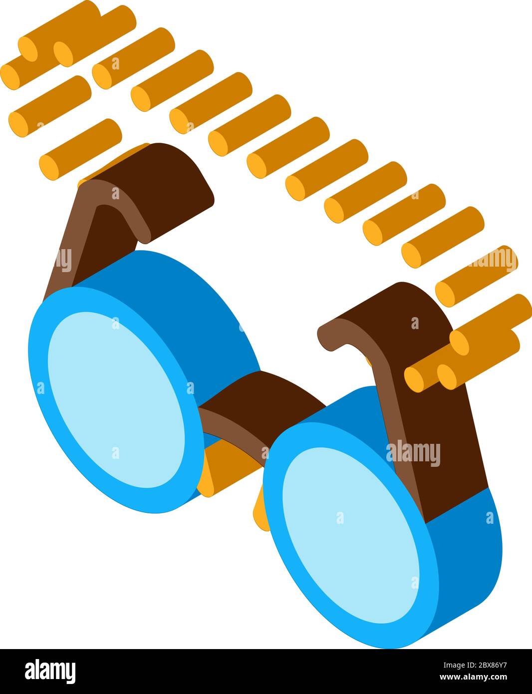 Glasses For Sight isometric icon vector illustration Stock Vector Image ...