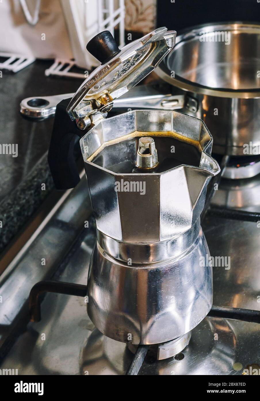 Moka_coffee hi-res stock photography and images - Alamy