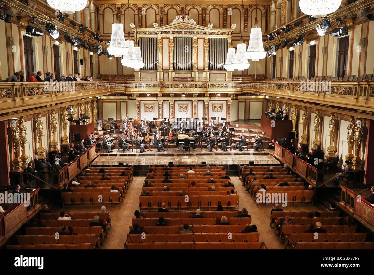 Vienna, Austria. 5th June, 2020. The Vienna Philharmonic Orchestra ...