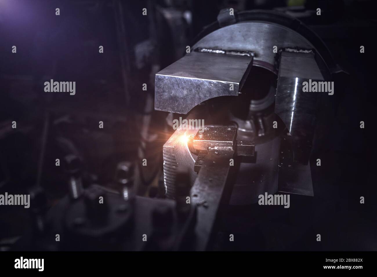 Milling mechanical turning metal working process metal parts Stock ...