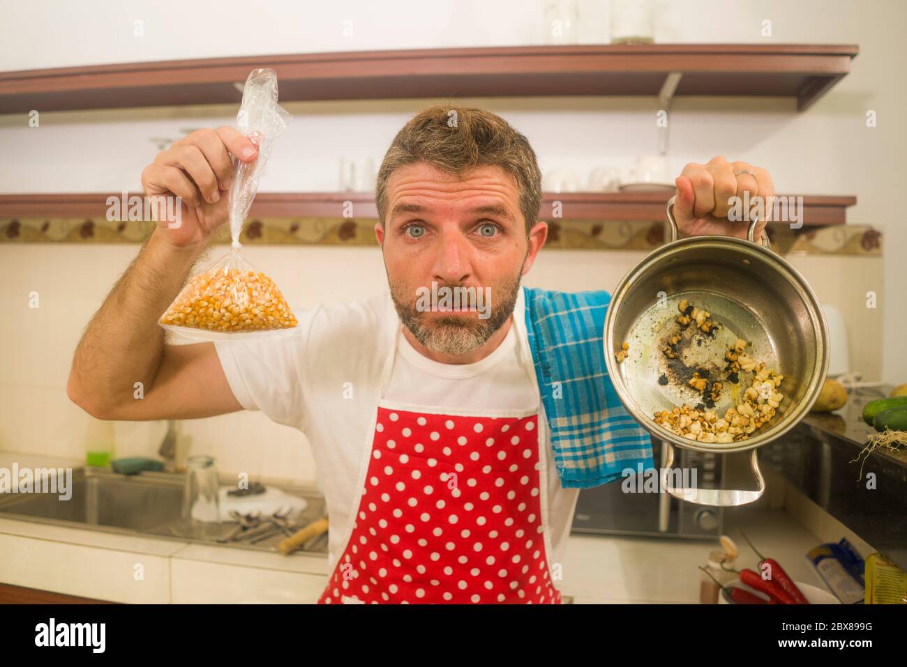 Bad cook man hi-res stock photography and images - Alamy