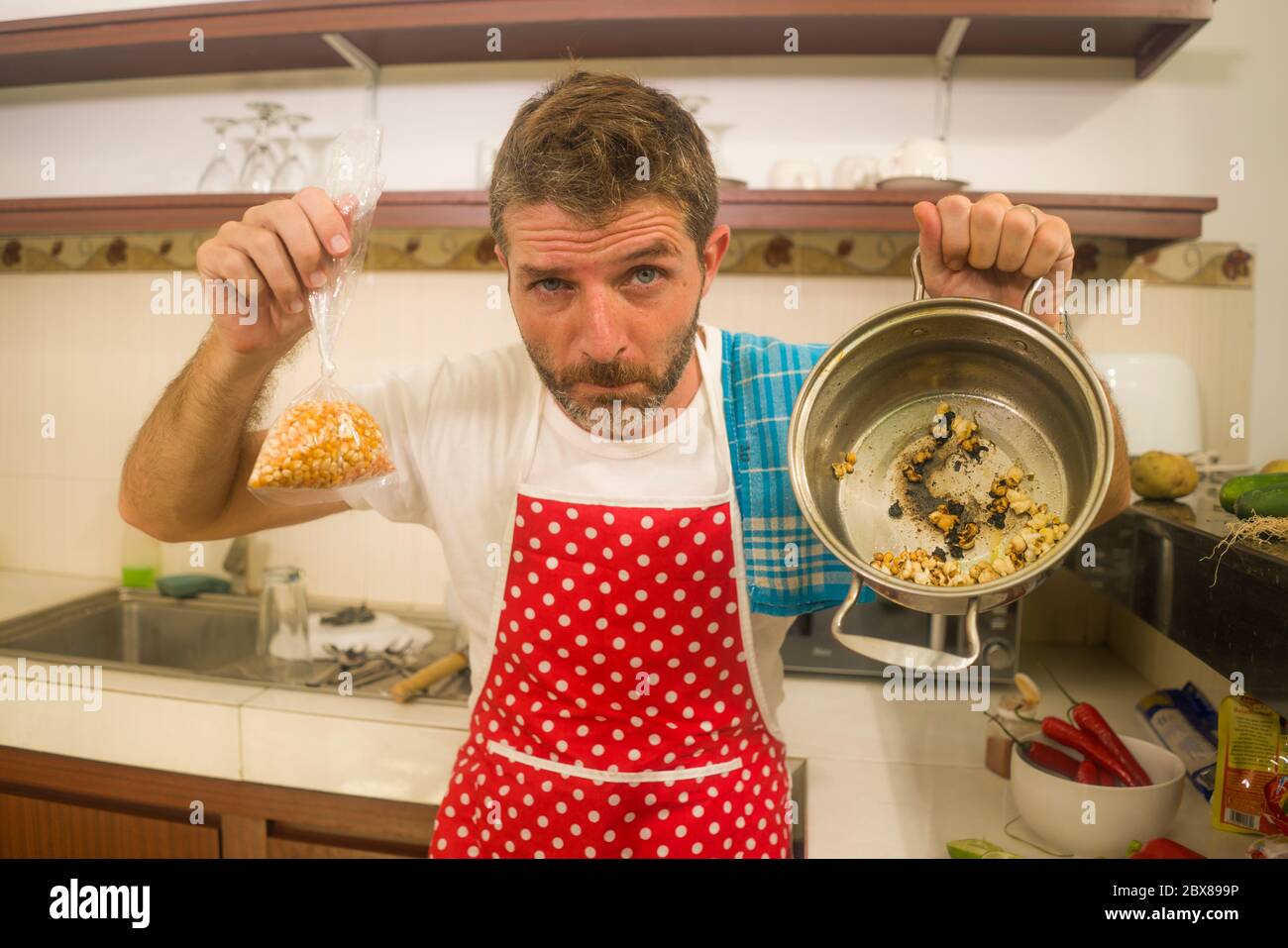Bad cook man hi-res stock photography and images - Alamy