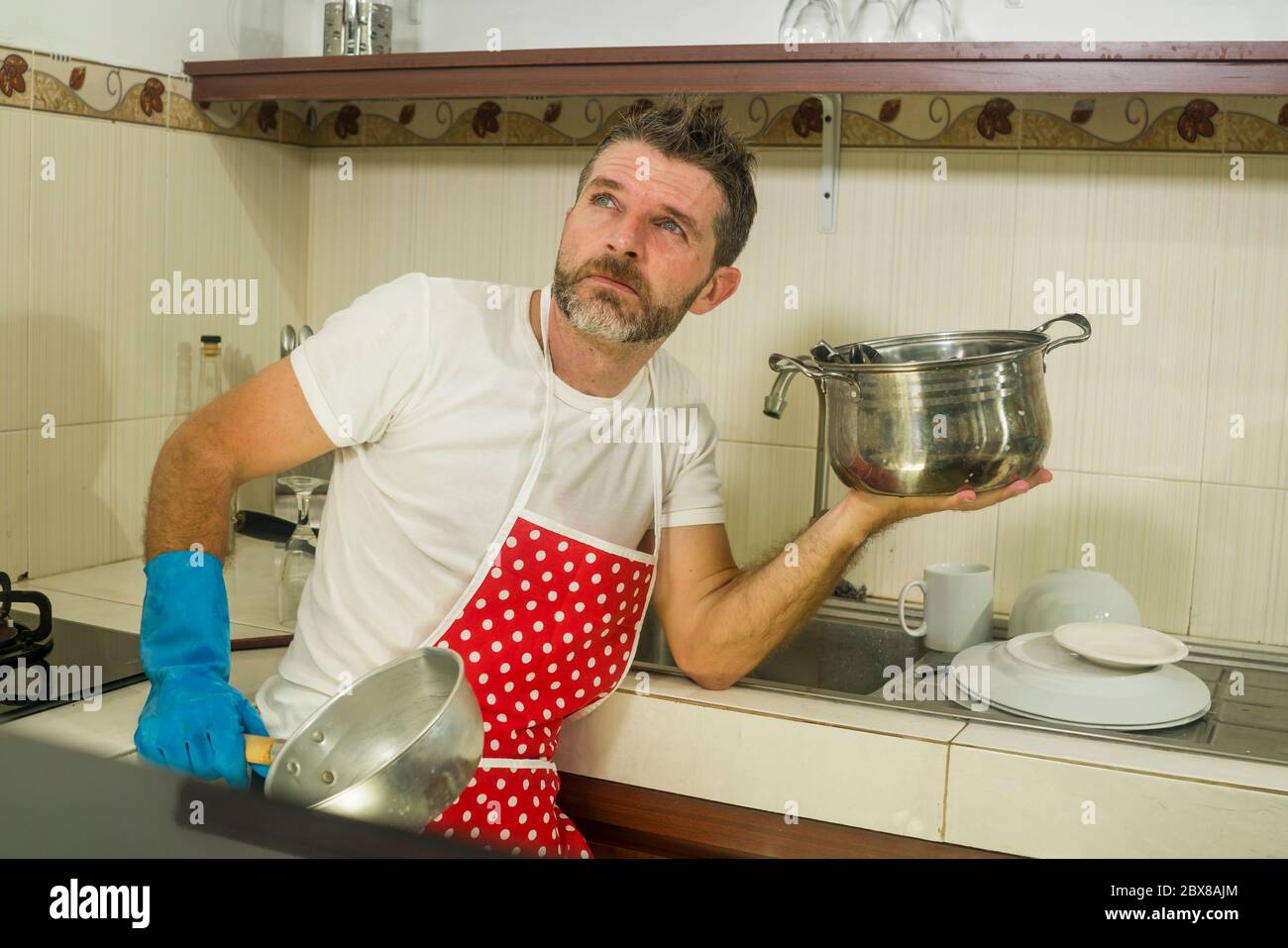 Frustrated cook hi-res stock photography and images - Alamy