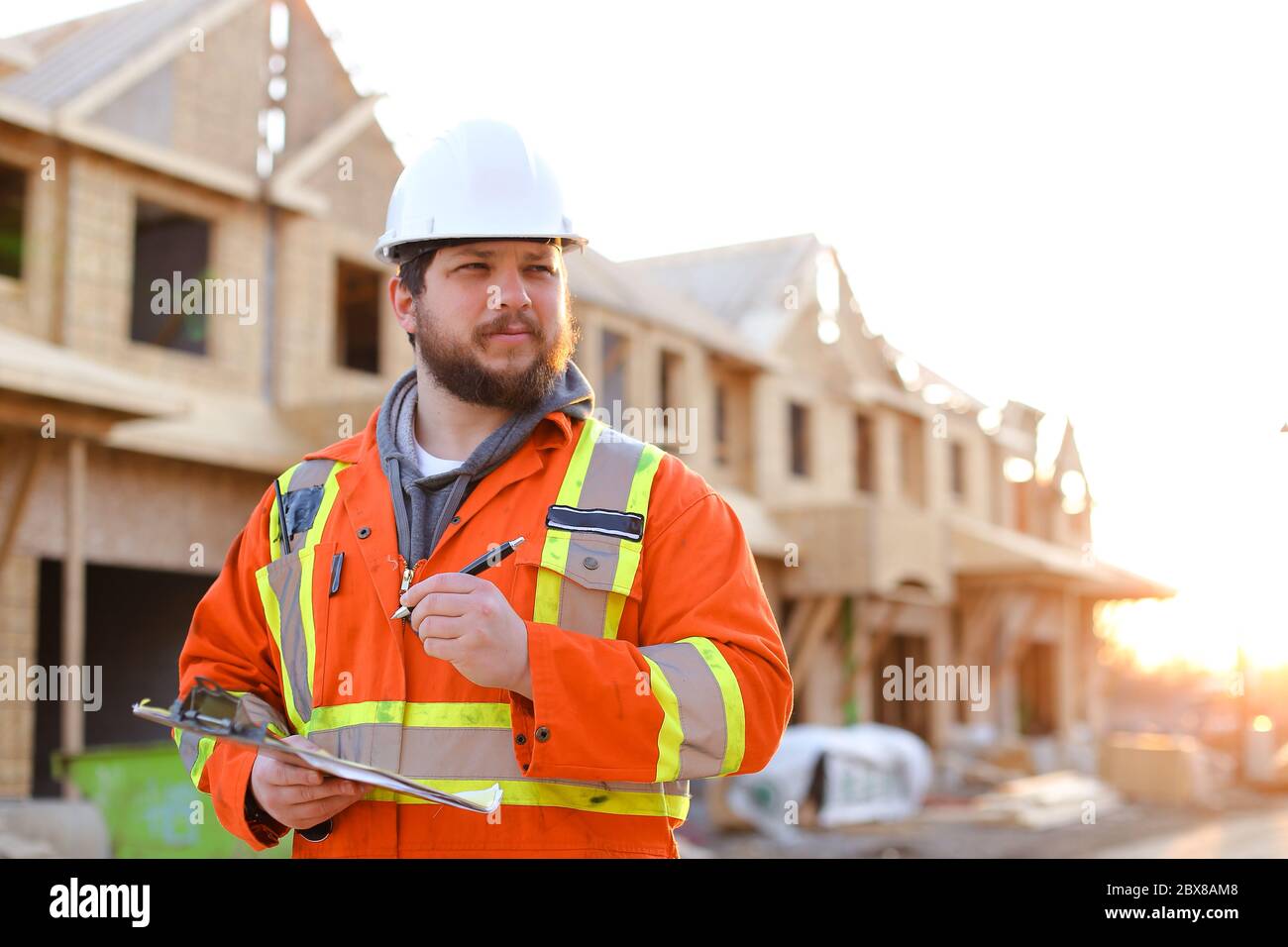 Serious architect engineer writing hi-res stock photography and images ...