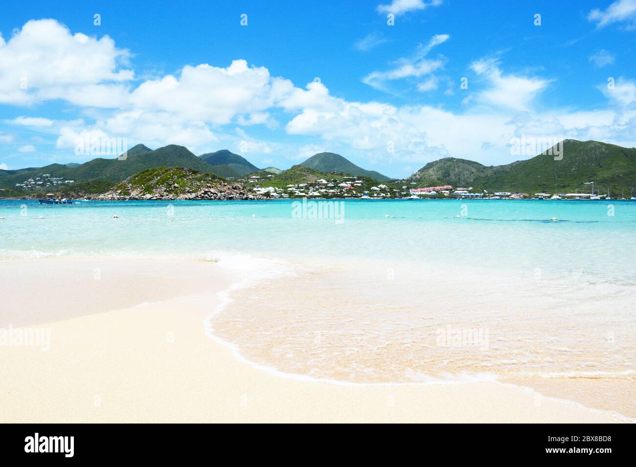 St Martin Pinel Island Stock Photo - Alamy