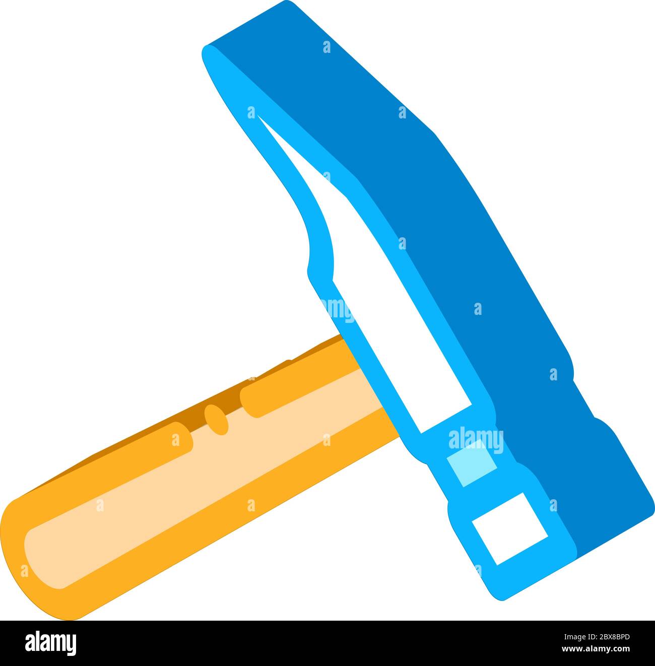 Shoe Fix Hammer isometric icon vector illustration Stock Vector Image ...