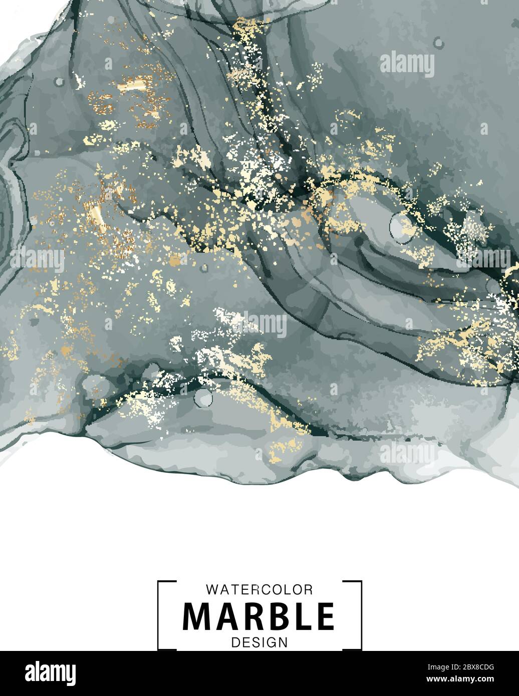 Dark blue ink cloud, watercolor vibrant abstract concept. Motion ...