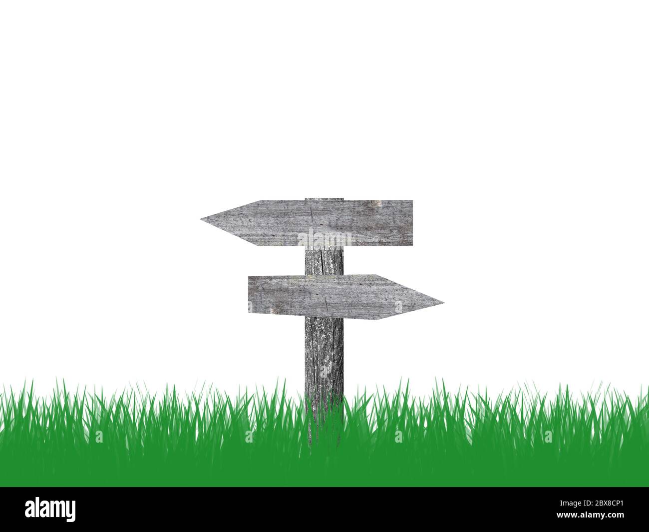 Signpost graphic isolated white background Stock Photo - Alamy