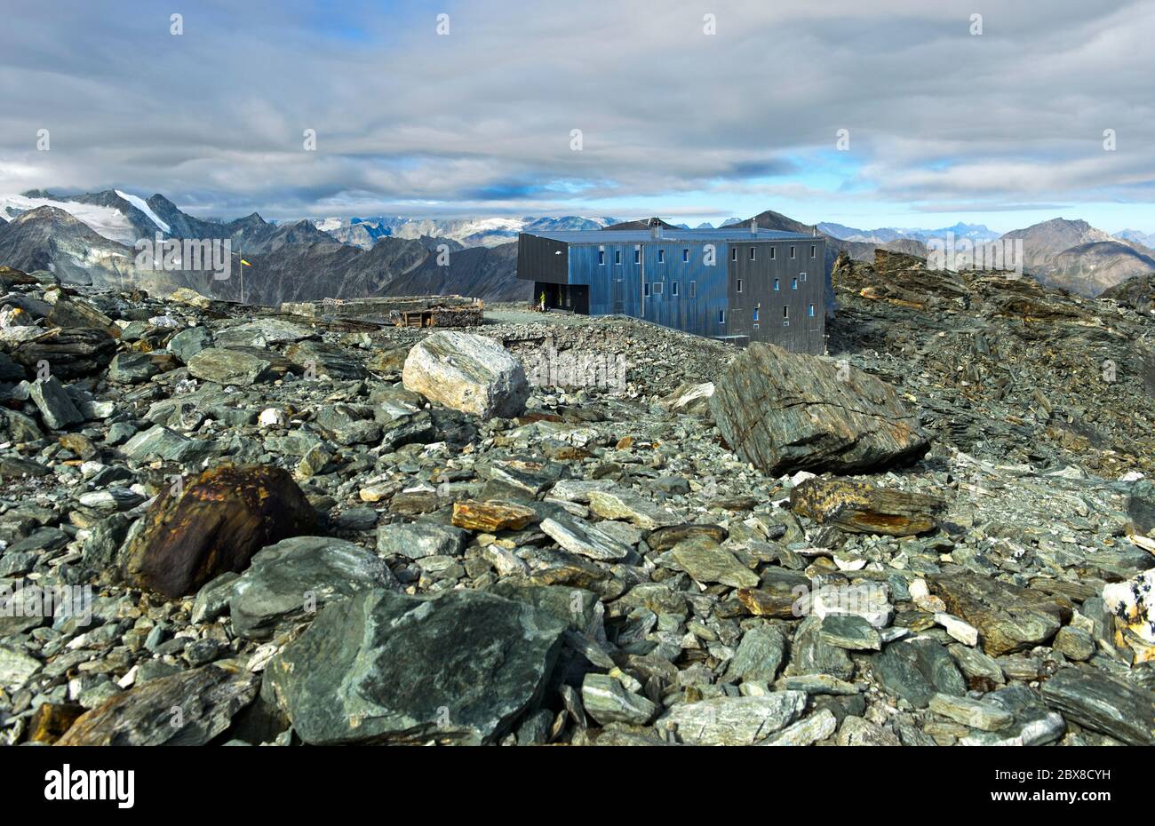 Cabane De Tracuit Mountain Hut High Resolution Stock Photography and ...