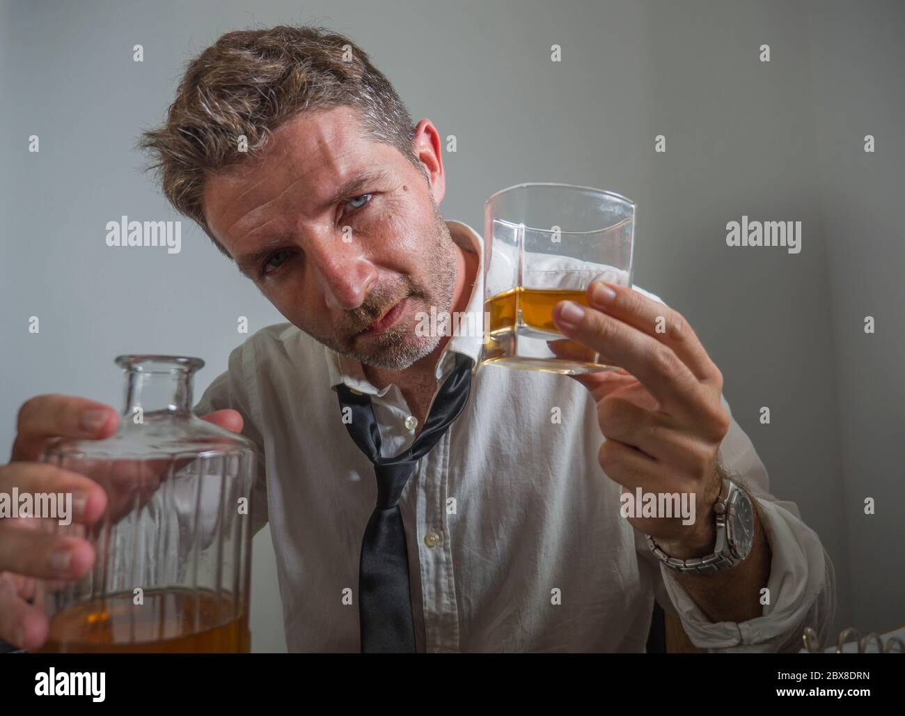 Alcohol depression hi-res stock photography and images - Alamy